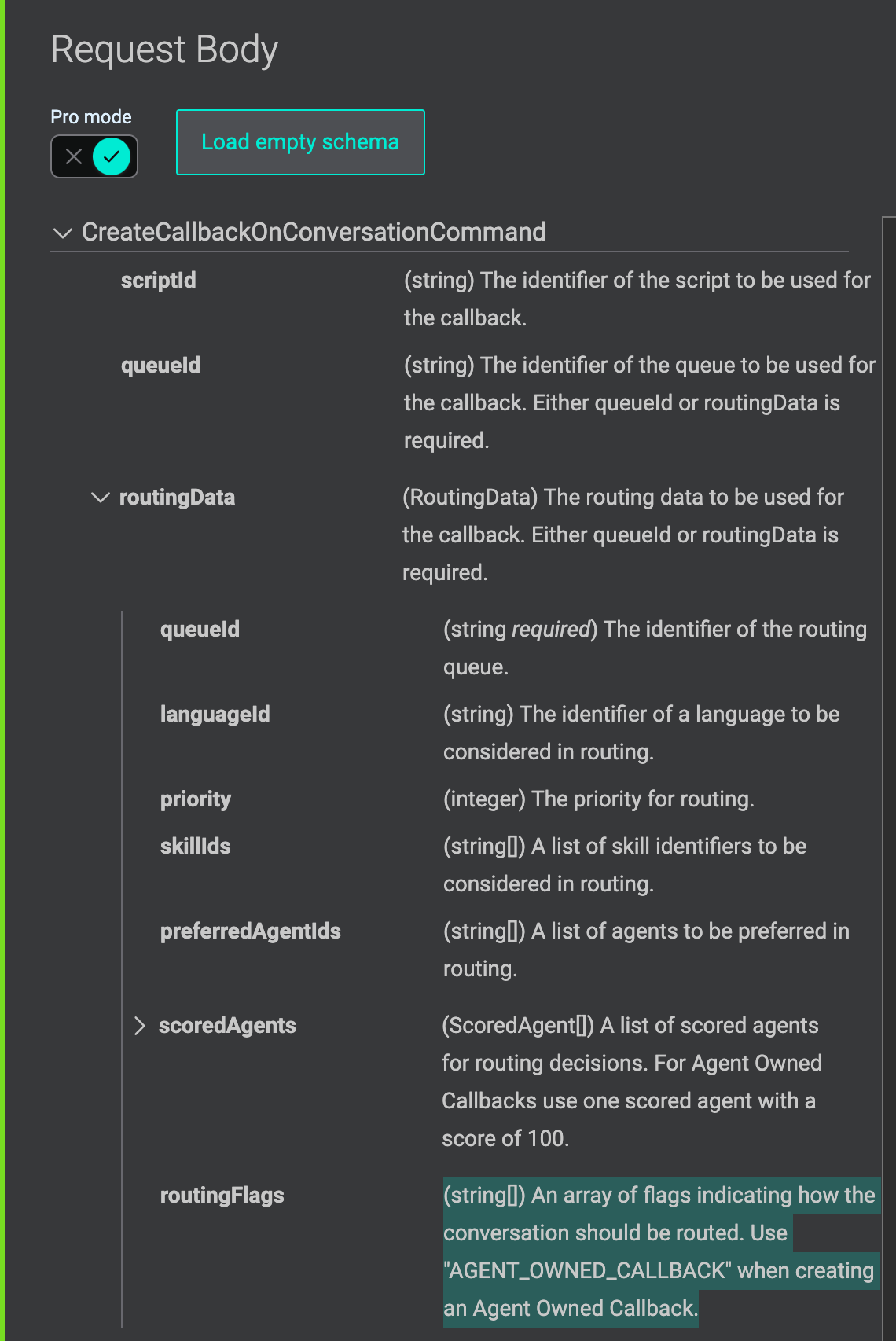 Queue configuration for agent-owned callback created through API ... Queue configuration for agent-owned callback created through API ...